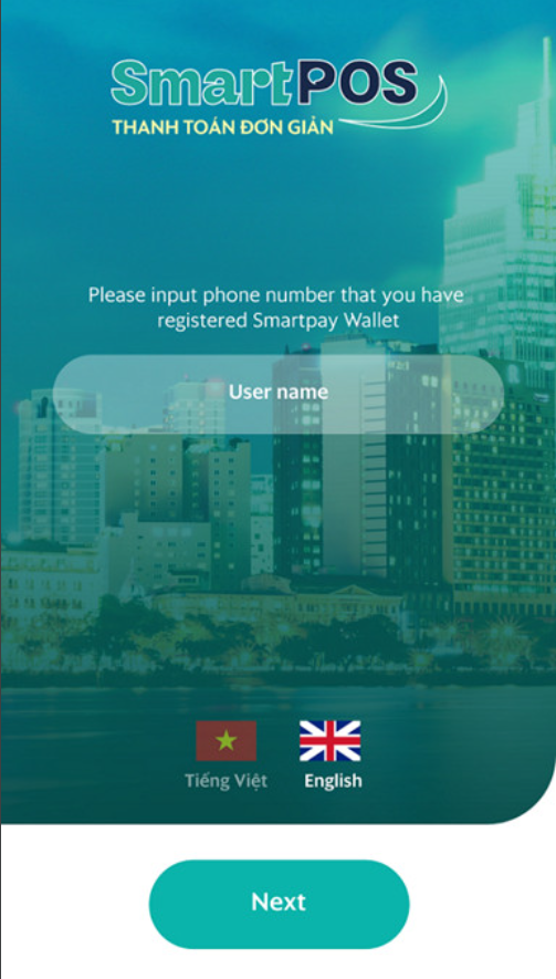2- Hướng dẫn thiết lập/đăng nhập thiết bị POS SmartPay – SmartPay